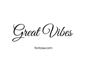 Great Vibes Font - Fontzaa - Exclusive Fonts Library