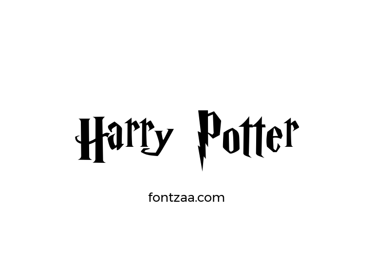 Harry Potter Font - Fontzaa - Exclusive Fonts Library