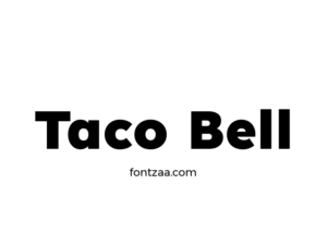 Taco Bell Font - Fontzaa - Exclusive Fonts Library